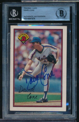 1989 Bowman #375 David Cone signed auto autograph BAS BECKETT authentic ...