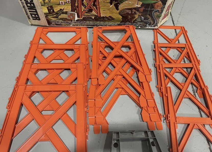 Vintage Hasbro GI Joe Adventure Team Training Center Tower & 1970s With ...