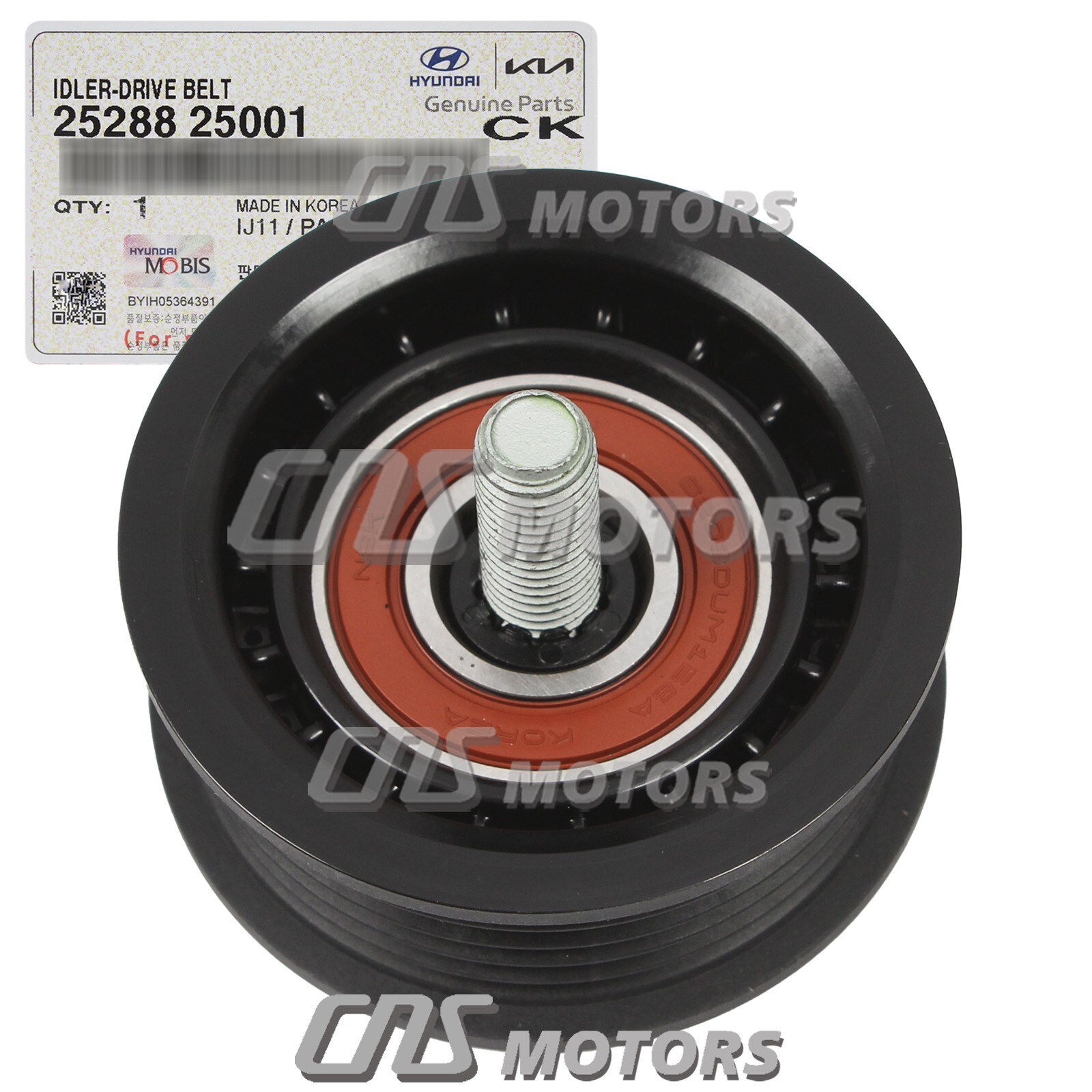 ⭐GENUINE⭐ Idler Pulley for 2010-2016 Hyundai Kia 2.0L 2.4L 2528825001 ...