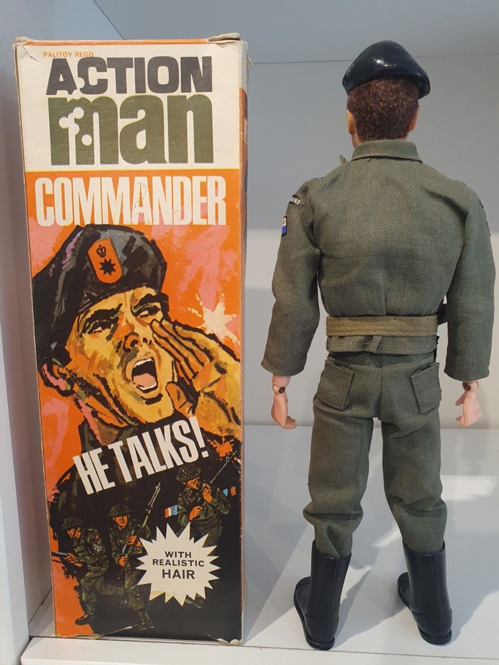Gi Joe Vintage 1964-70 Action Man MIB Talking Commander, Rare! | eBay