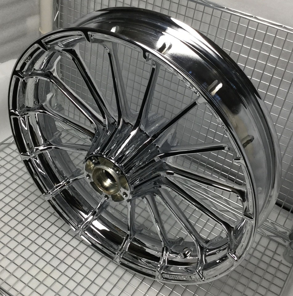 Harley Front Talon Chrome Wheel & Rotors Touring 2009 -24 OEM Rim ...