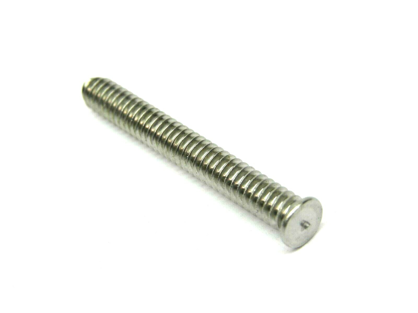 (50) Stainless Steel FL CD Type Weld Stud 10-24 X 1-1/2" THREADED BOLT ...