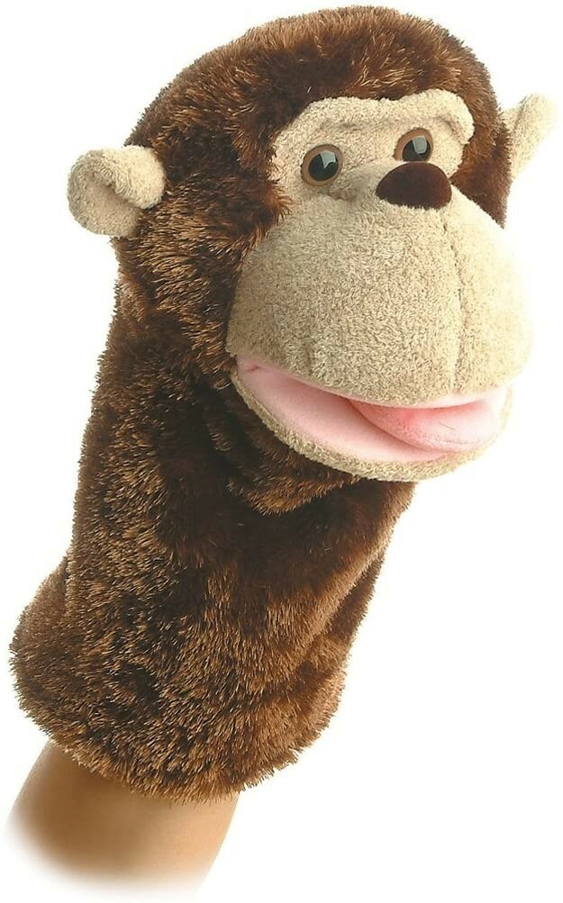 Aurora Hand Puppet - 10" Montgomery Monkey 02328 Plush Stuffed Animal ...