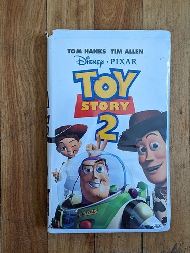 Toy Story 2 VHS 2000 Disney Pixar Tom Hanks Tim Allen Woody Buzz Jessie ...