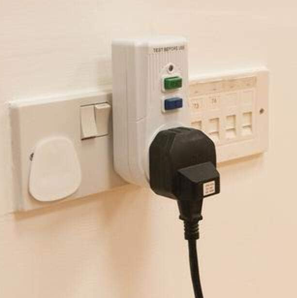 Plug In Circuit Breaker Power Socket Safety Trip Switch Active RCD 13A ...