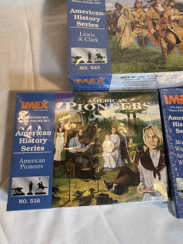 Imex Model Kit Lot Of 3 American History Series # 514, 516, 523 Sealed ...