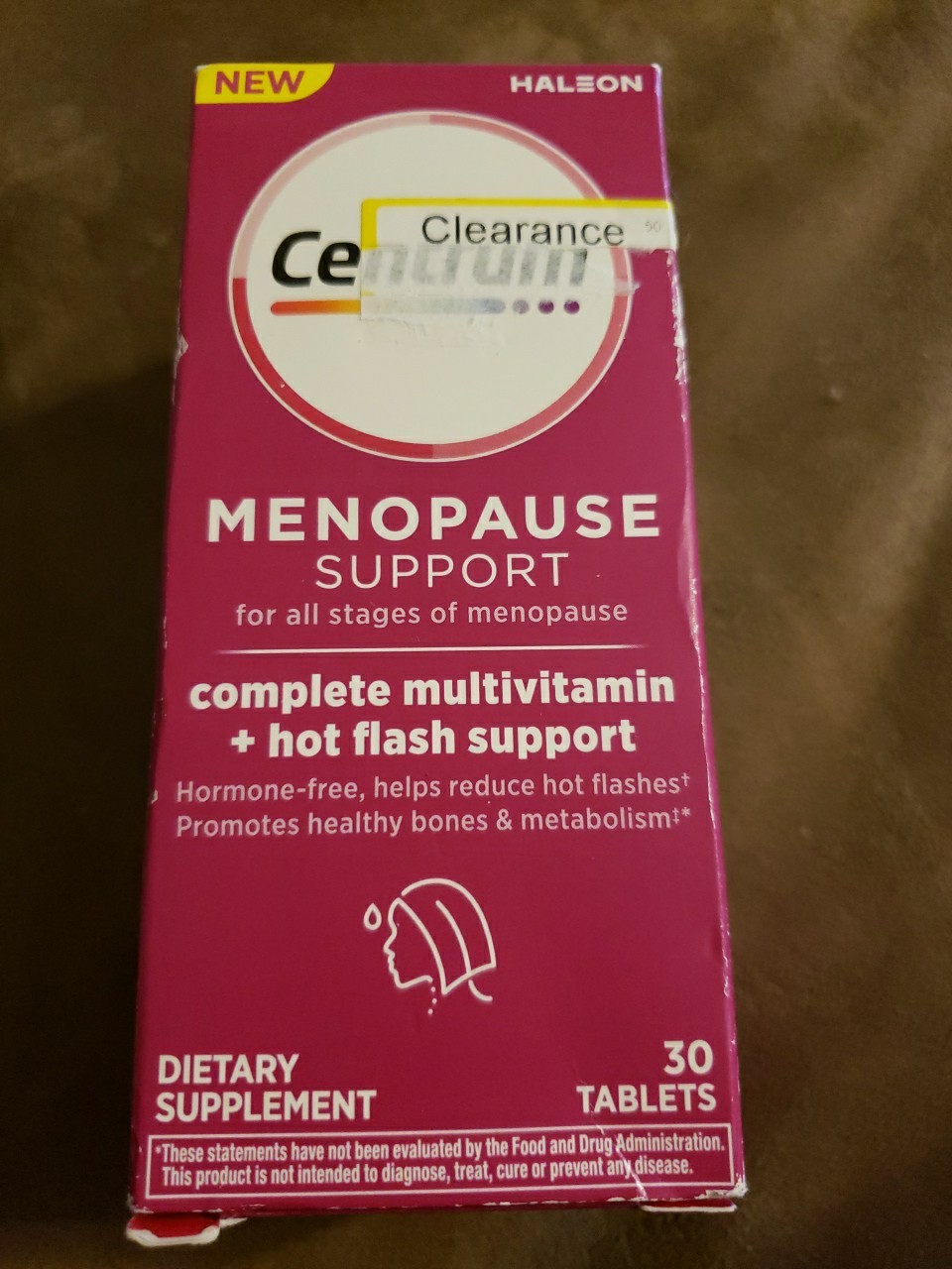 Centrum Complete Multivitamin Supplement Support Menopause 30 Tabs Exp ...