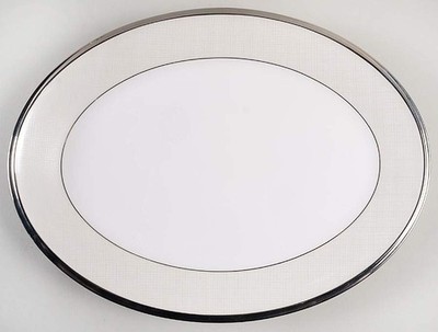 Lenox Linen Mist Oval Serving Platter 9467154 | eBay