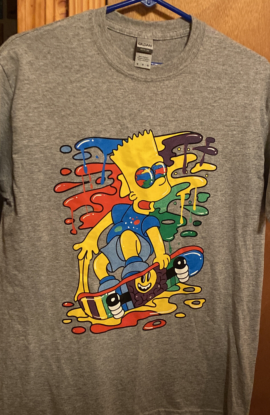 Bart Simpson Takashi Murakami Skateboarding Gray Grey… - Gem