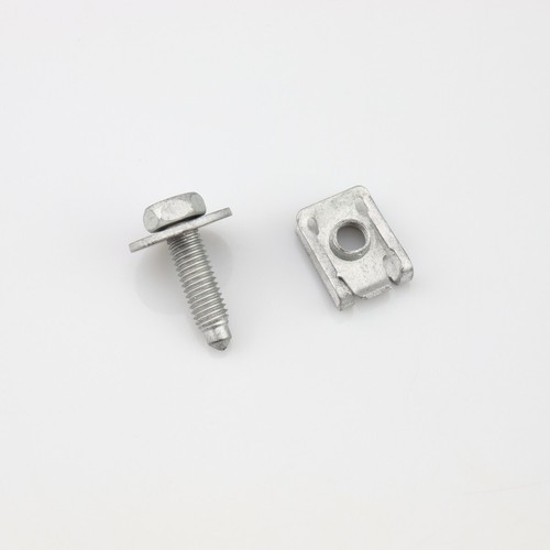 A Pair For Mercedes 65709-M8 U Nut w/Screw 004-994-18-45 & 000000001410 ...