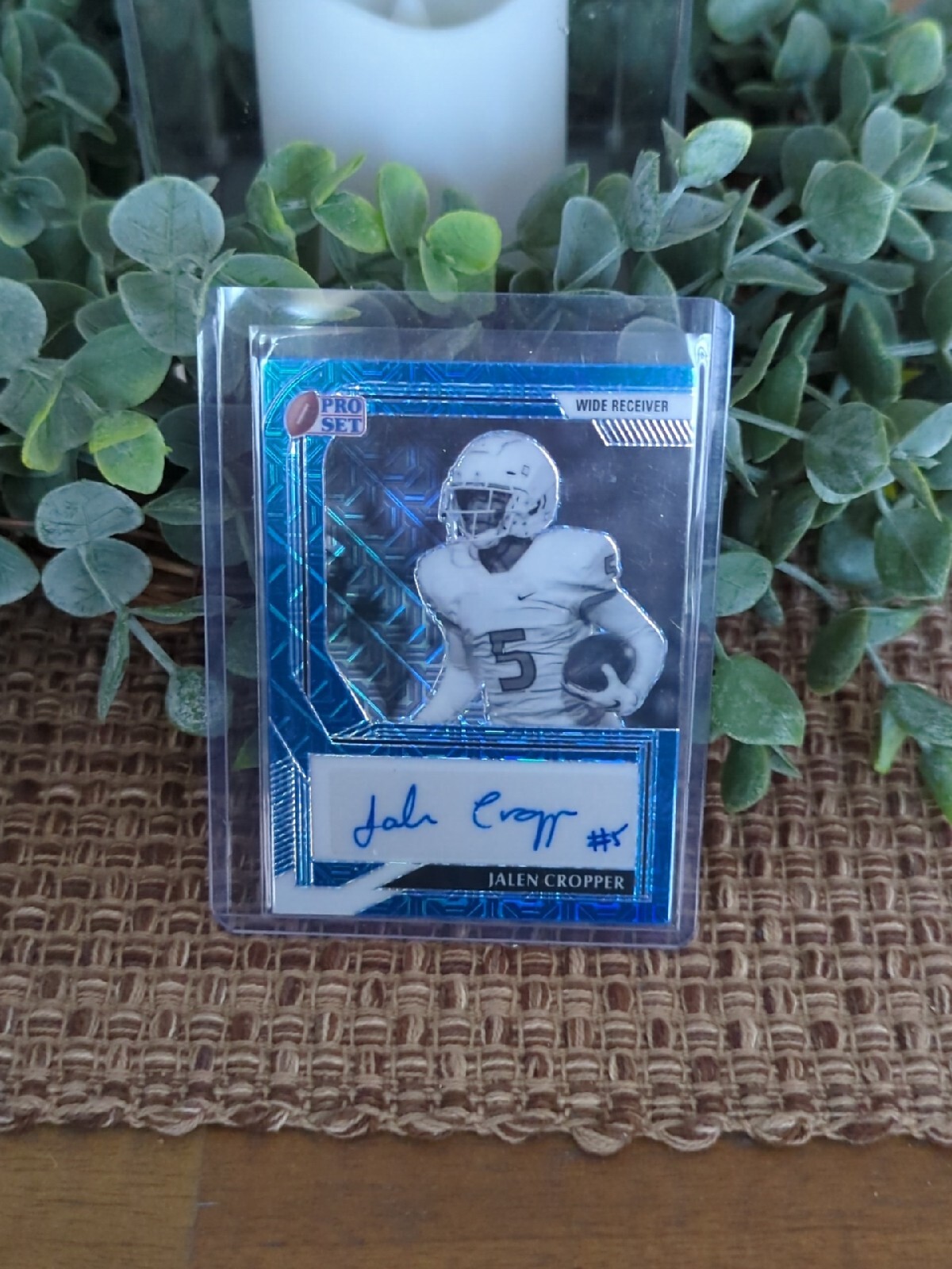 2022 Leaf Pro Set Metal Black & White Blue Mojo /20 Jalen Cropper #BW ...