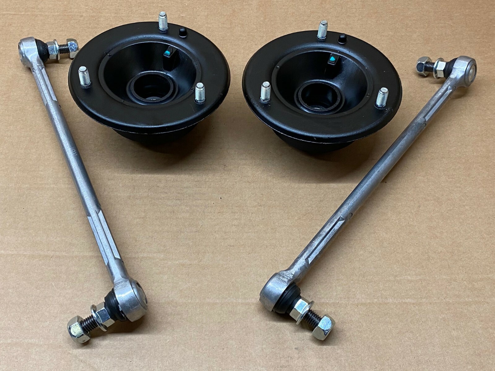 FRONT STRUT TOP MOUNTS & ALUMINIUM DROP LINKS FOR BMW 3 SERIES E90 E91 ...