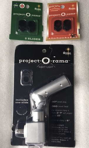 Roman Inc. Night Lights Lot Project-o-Rama Christmas Projector & Slides ...