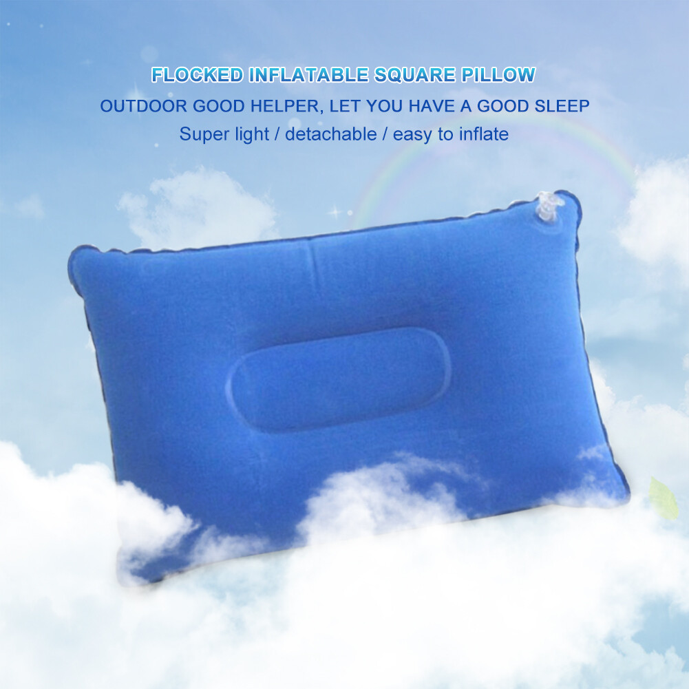 Portable Travel Sleep Pillow Inflatable Outdoor Camping Tent Pillows ...