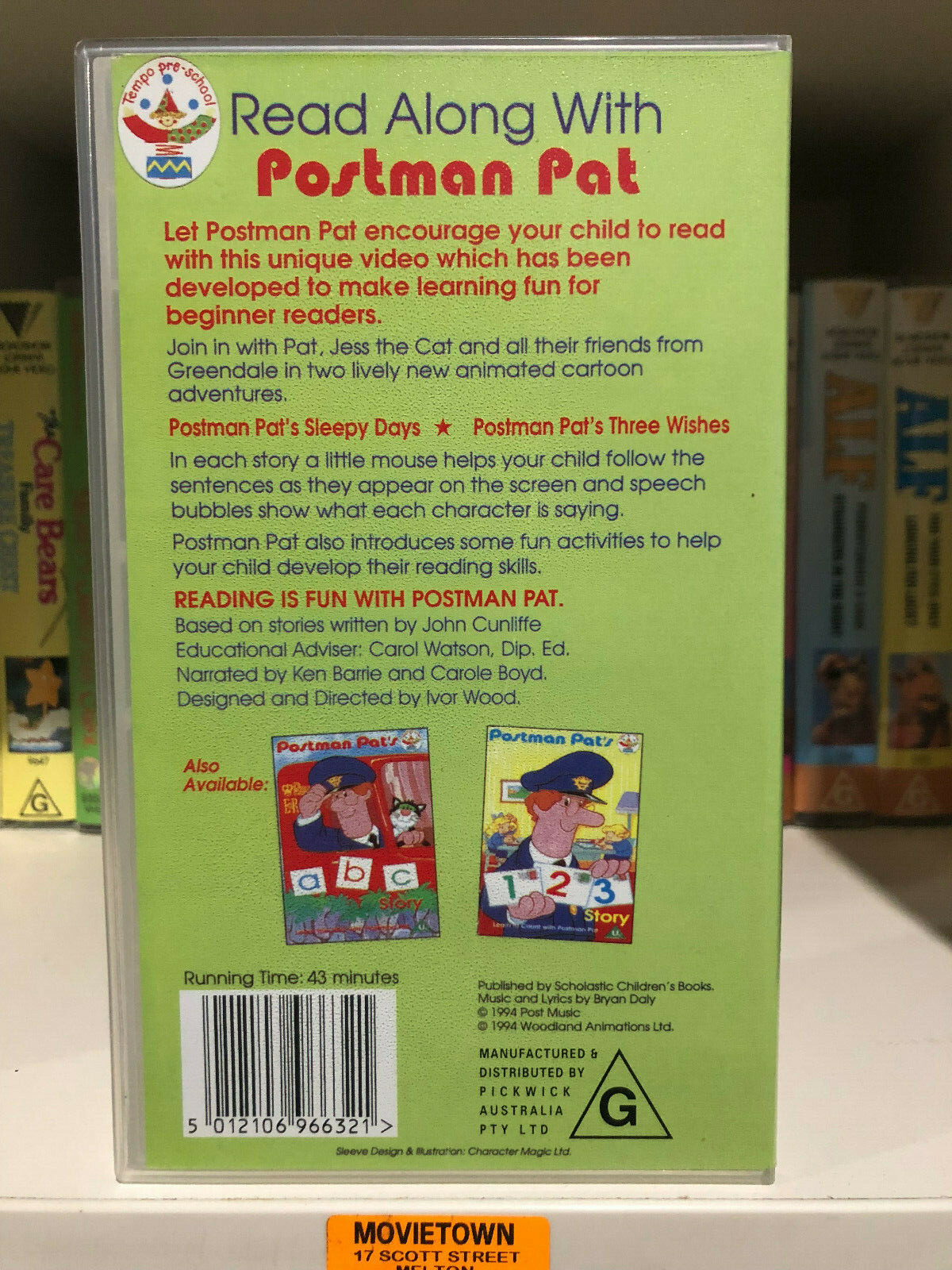 POSTMAN PAT - Read Along with Postman Pat - VHS | eBay Australia