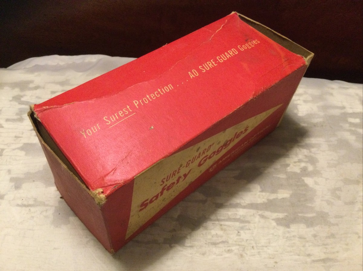 Vintage Pair American Optical Sure-Guard Rubber Safety Vintage Pair American Optical Sure-Guard Rubber Safety