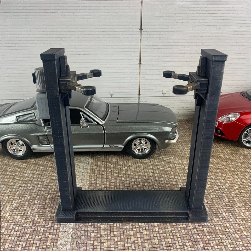 1-24 1-25 scale TOY car Twin Post Lift Elevator for Garage work shop ...