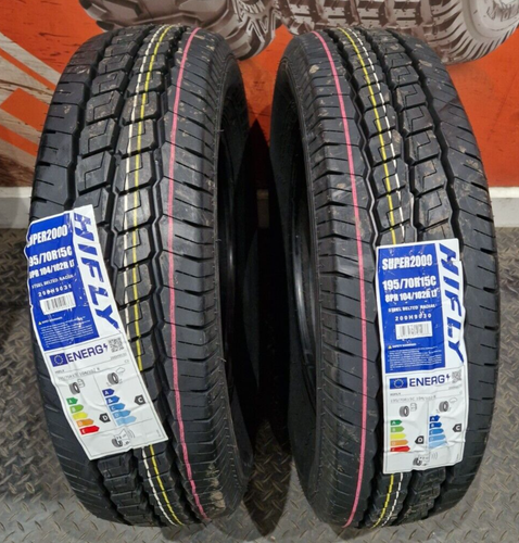 2 x 195/70 R15C Hifly Super2000 104/102R 8PR LT 195 70 15 Van 1957015 ...