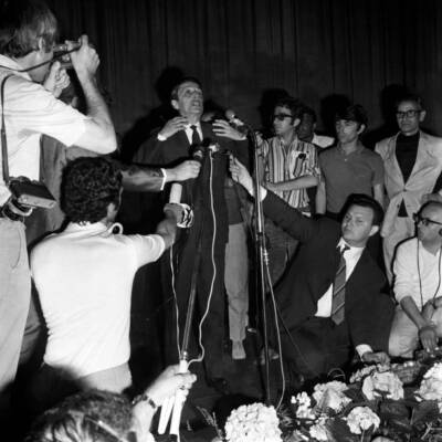 The Festival's delegate general Robert Favre Le Bret delivers a sp- Old ...