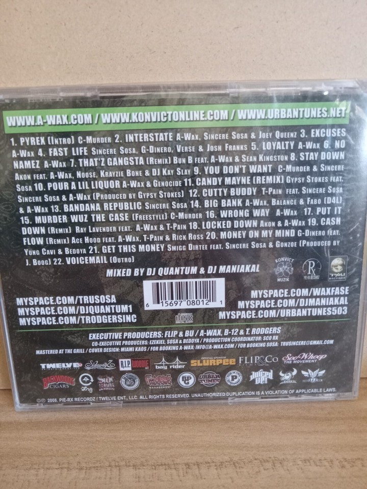A-wax Pyrex C Murder Bay Area Rap CD Music New Sealed | eBay