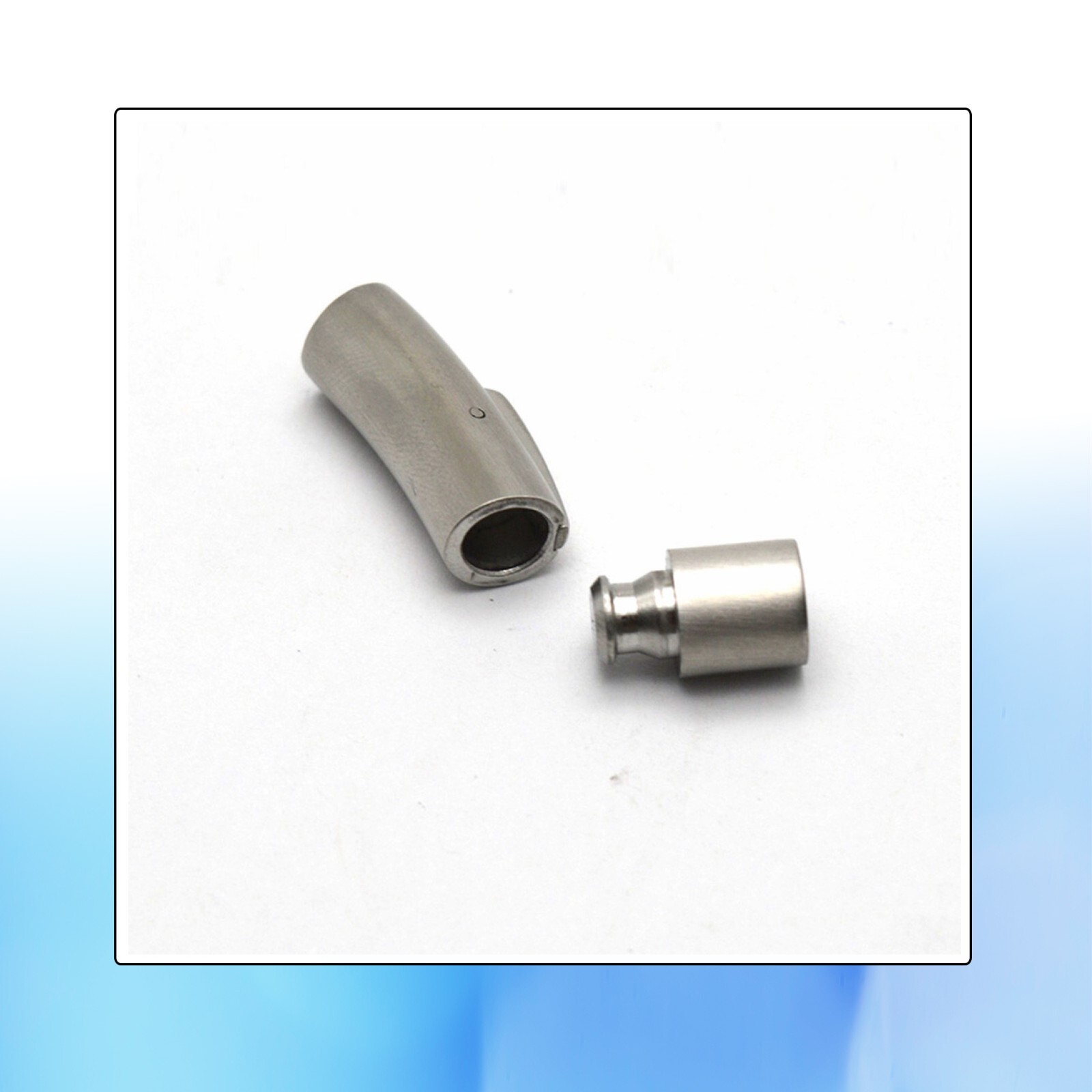 6mm Hole Curved Integral Clasp, Stainless Steel Push-lock Connector for ...