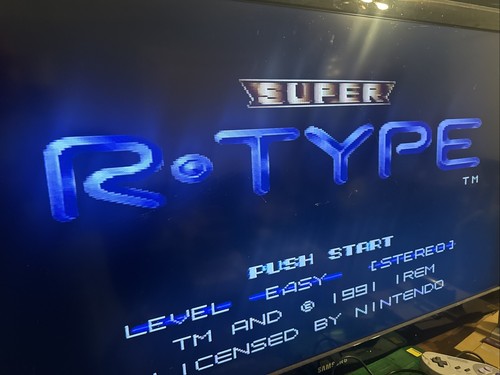 Super R-Type (Super Nintendo, 1991) SNES Authentic Tested | eBay