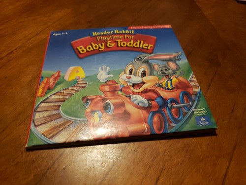 Playtime For Baby & Toddler Reader Rabbit’s PC CD-ROM The Learning ...
