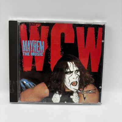 Vintage WCW Mayhem The Music CD 1999 Sting Cover WCW Wrestling WWE ...