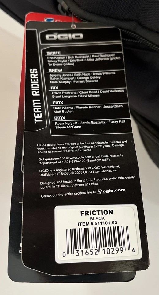 OGIO Friction Laptop Backpack TICE Industry Conference New With Tags | eBay