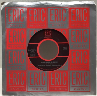 Jumpin’ Gene Simmons Haunted House & Ace Cannon Tuff 45 Rpm Record 308 ...