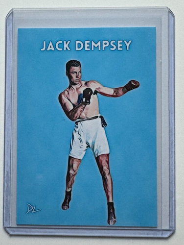 Jack Dempsey Limited Edition Artist Signed “Boxing Legend” Trading Card ...