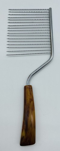 Vintage 1950's Bakelite Handle Angel Food Cake Cutter Stainless Steel ...