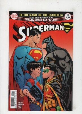 Superman 10 2nd print 1st super sons DC 2017 Hi res Scans | eBay