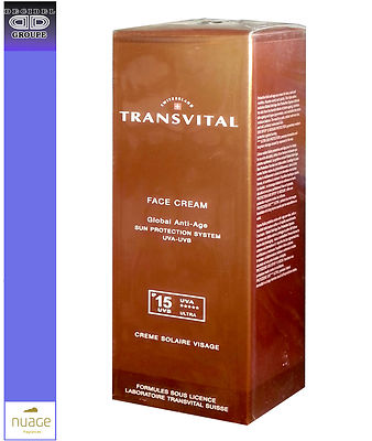 TRANSVITAL FACE CREAM SUN PROTECTION SYSTEM IP15 - Solari Viso 50 ML | eBay
