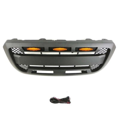 Matte Black Front Grille Fits For 2004 -2011 Ford Ranger Grille With ...