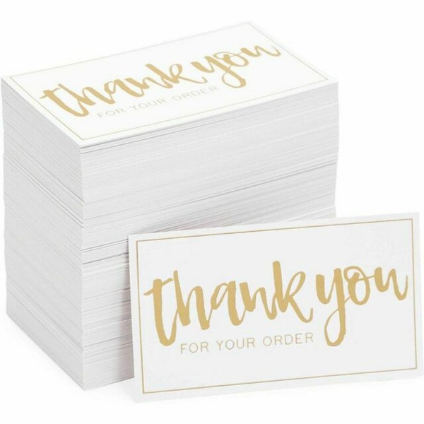 Stockroom Plus "Thank You For Your Order" Cards 3.5" x 2 " - 200 Pack ...