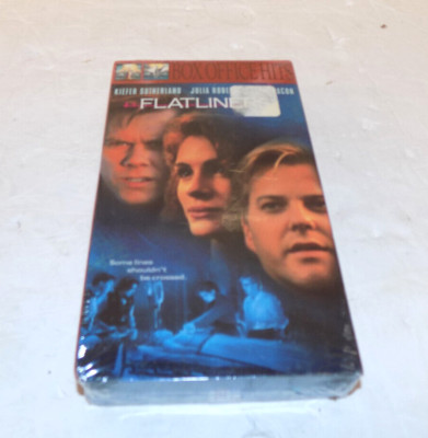 Flatliners Factory Sealed VHS TAPE 1991 Vintage Horror Kevin Bacon ...