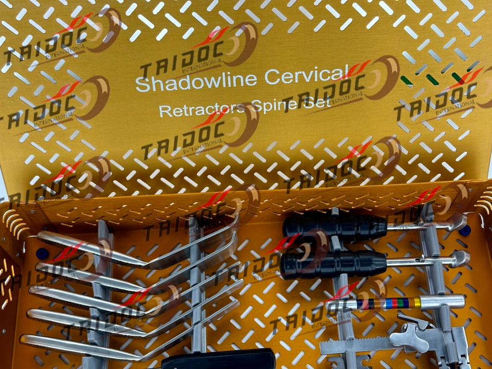 Shadow Line Cervical Retractor System Spine Instruments Set 80 Pcs ...