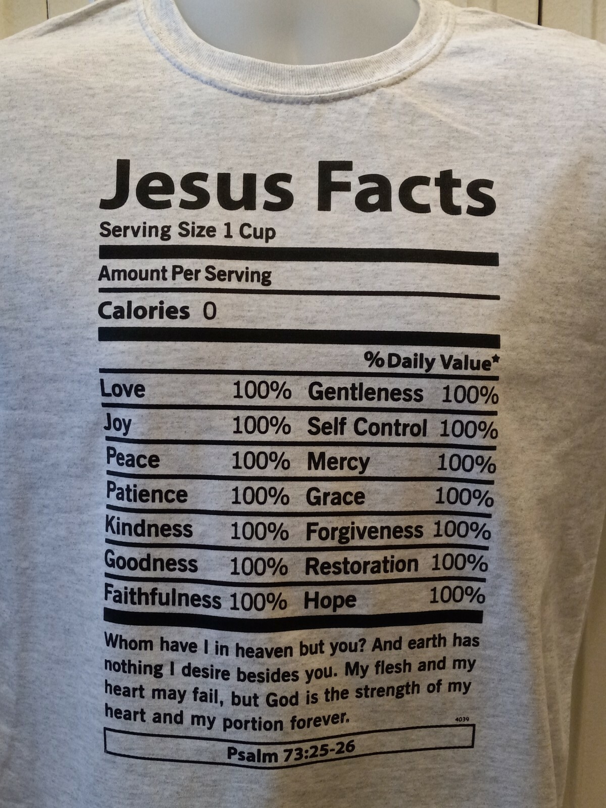 "JESUS FACTS" Christian T-Shirts | eBay