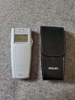 Philips Pocket Memo 9360 Digital Voice Dictation Recorder w 128 mb ...