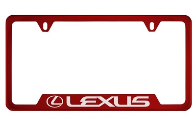 Red License Plate Frame For Lexus | eBay