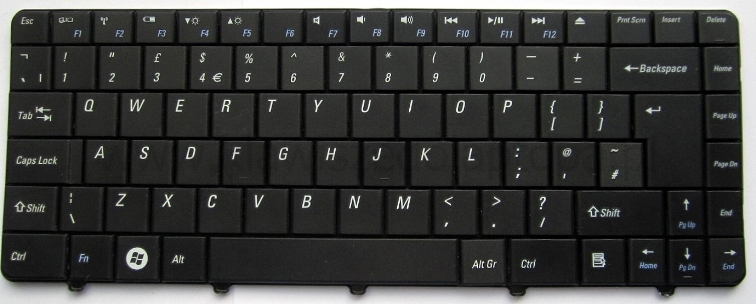 DE185 Einzelne Tastatur Taste Dell Mini 11V 1100 Inspiron 11Z 1110 | eBay