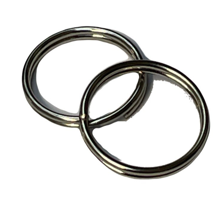 2 x Round Split Rings for Camera Straps SPLIT Ring Fuji Sony Canon ...