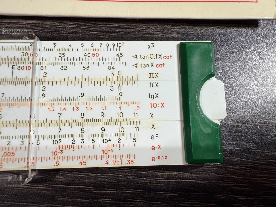 Faber-Castell Verlag Chemie Pocket Slide Rule with English Instructions ...