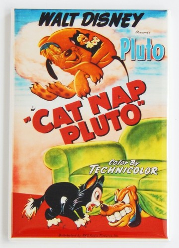 Cat Nap Pluto FRIDGE MAGNET movie poster | eBay