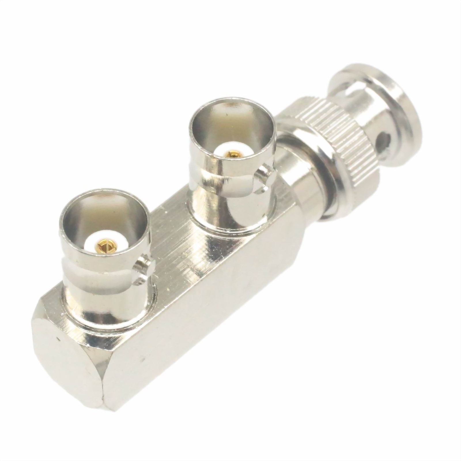 BNC Male to BNC Female Jack tee F-Type Splliter RF Coaxial Adapter ...