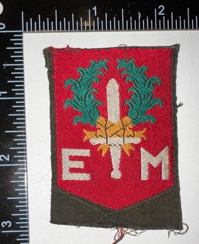 Cold War Netherlands Dutch Army E M Patch | eBay