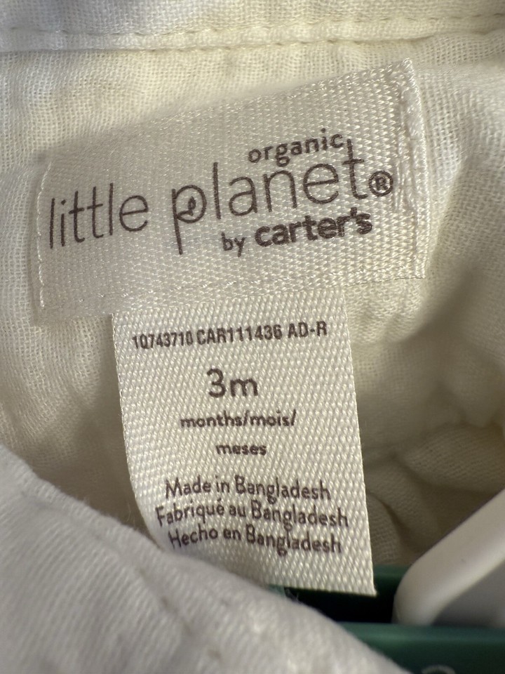 Little Planet By Carters’s 3 Months Baby Boy Outfit 100% Organic Cotton ...
