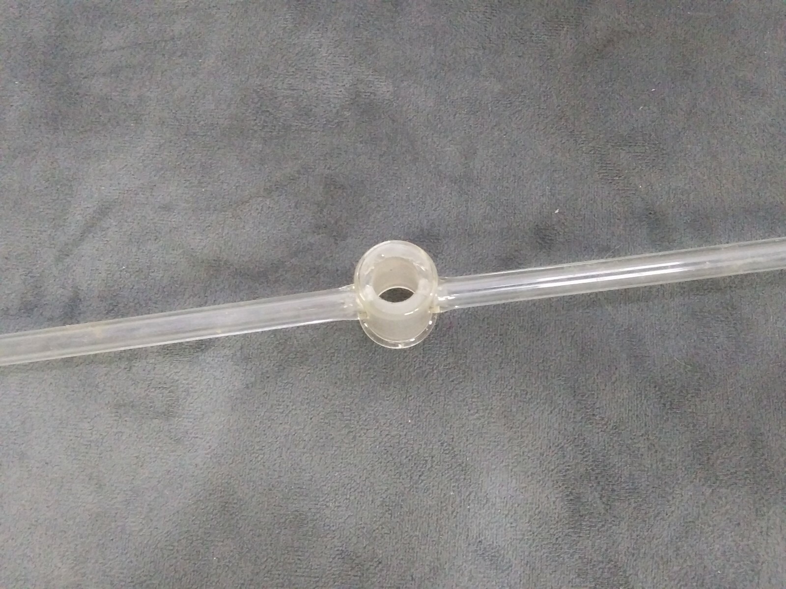 Pyrex Glass Straight Bore Stopcock 10mm OD Sidearms 3mm Bore Plug 7280 ...