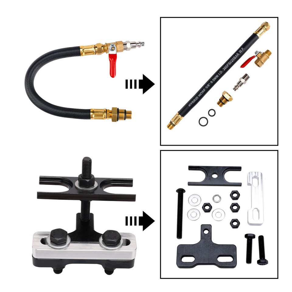 LS Engine Valve Spring Compressor Tool & Air Holding Hose For GM LS1 ...